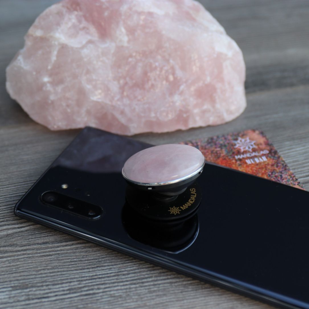 Mudah Quartz Rose - Support téléphone